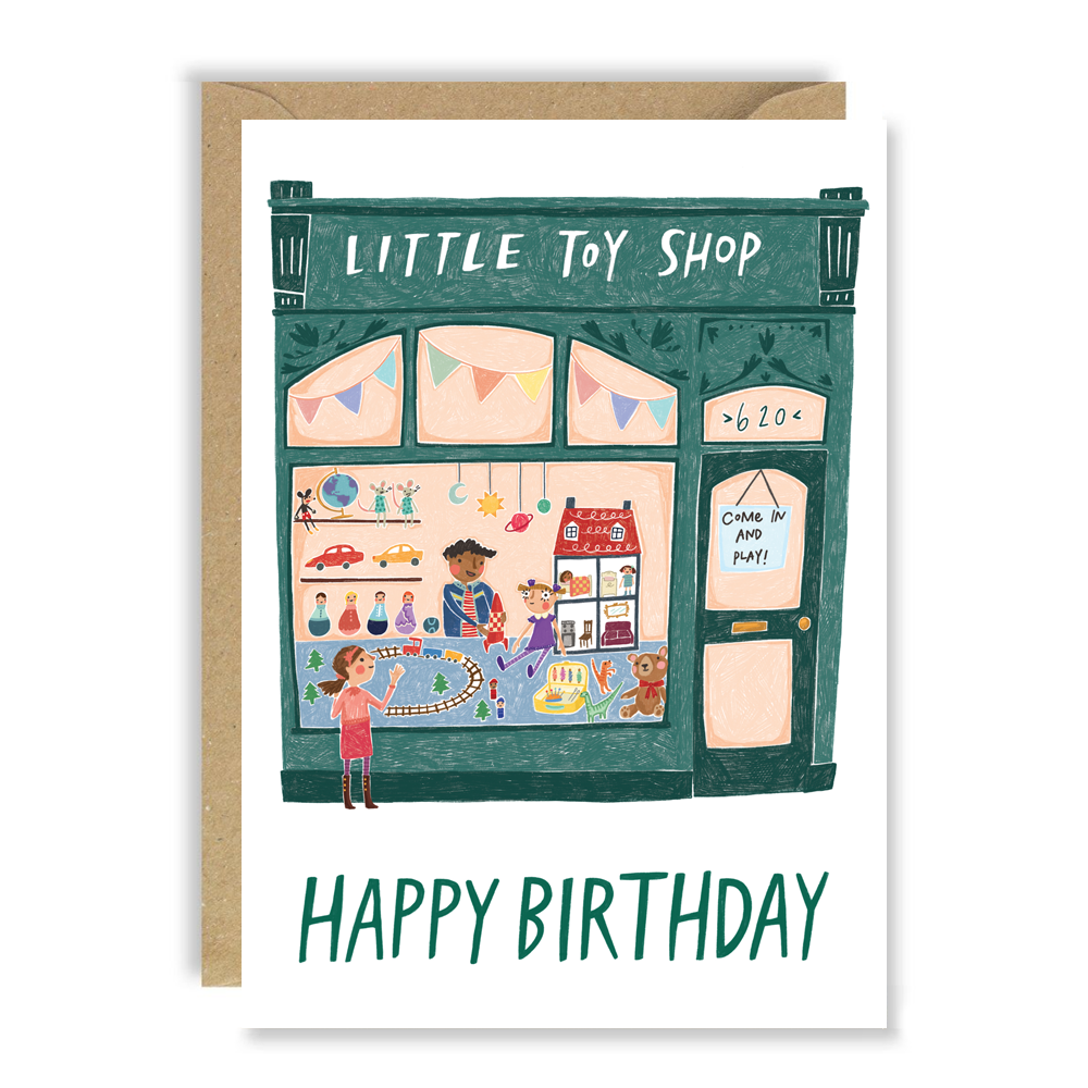 Happy Birthday Toy Shop Card By Joy Nevada
