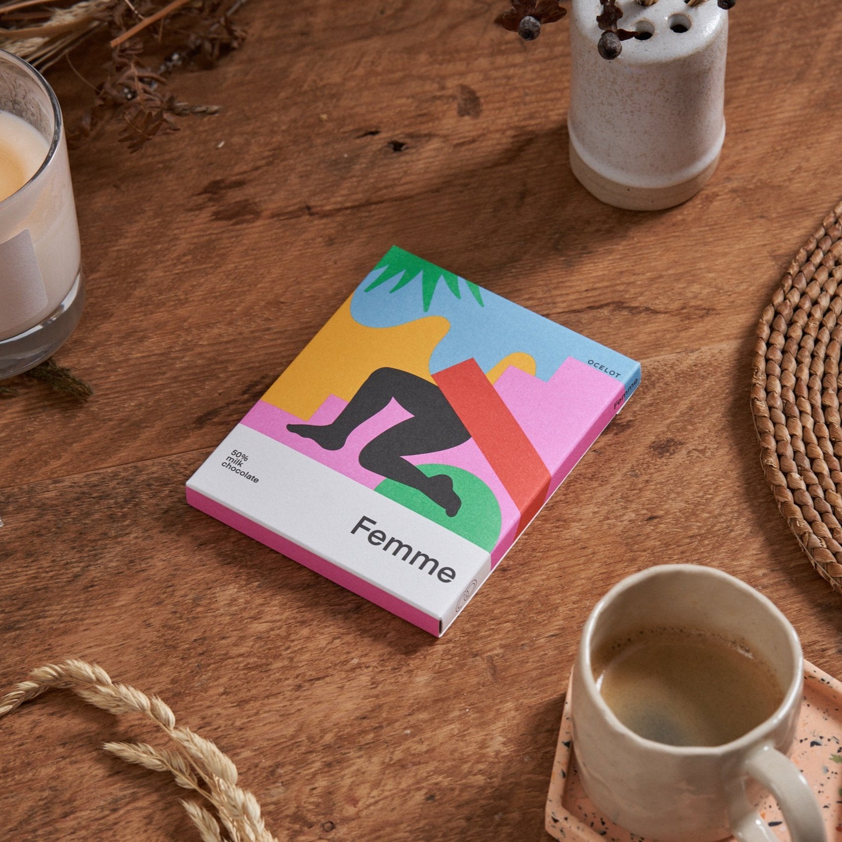 Ocelot Chocolate Femme Organic Milk Chocolate