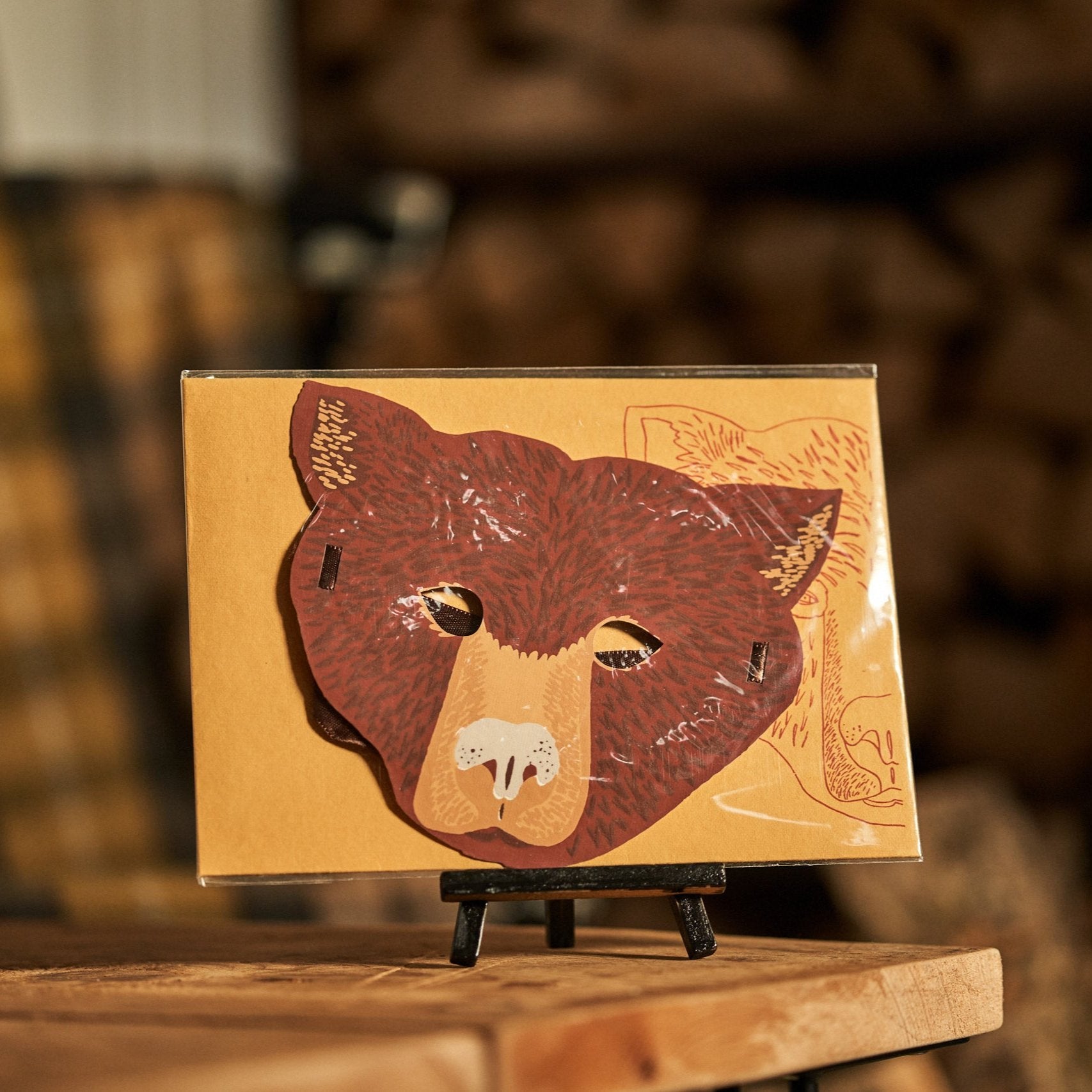 East End Press Bear Mask Card