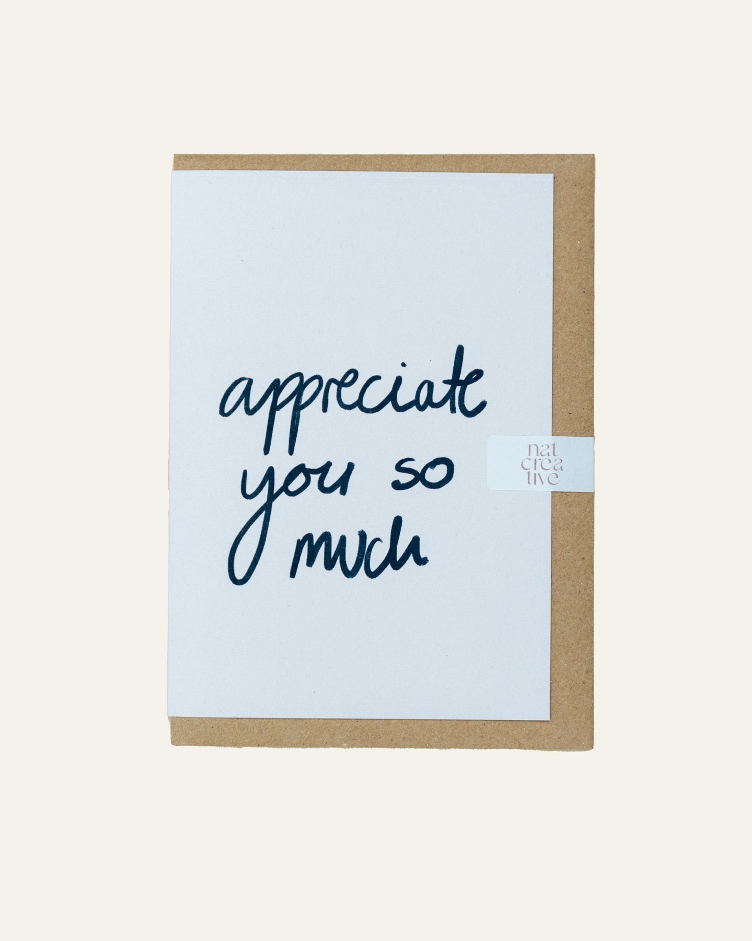 Appreciate You So Much Greeting Card